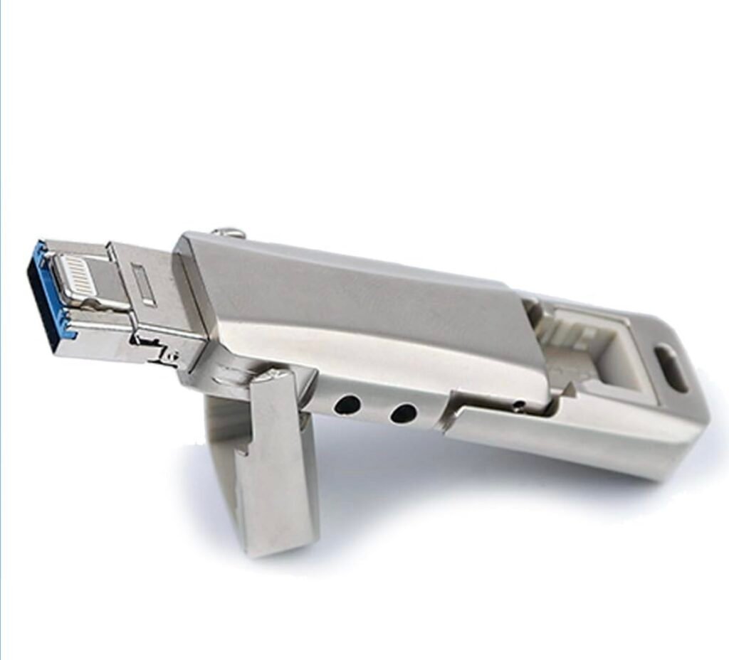 2 TB 3-in-1 Flash Drive for iPhone, Android & PC, USB A, Lightning ...